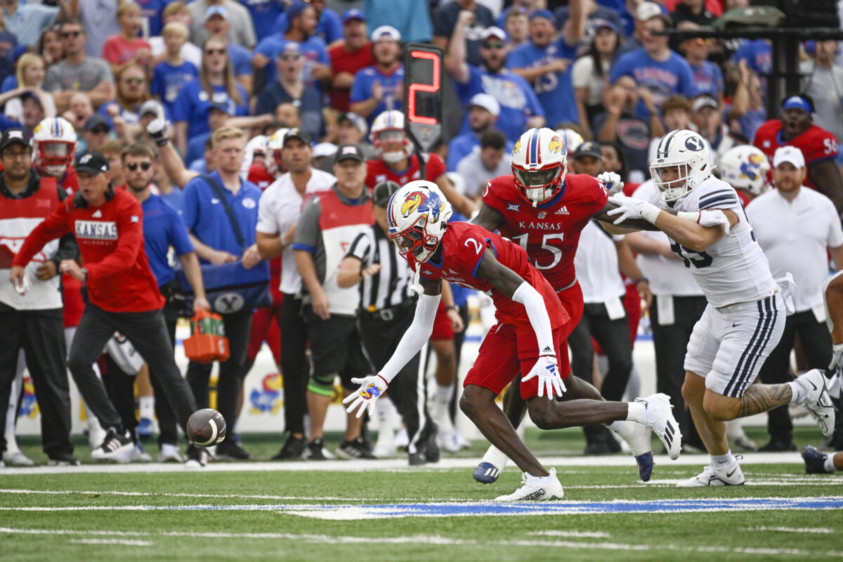 Kansas football surges past BYU in second half for 38-27 victory - KU ...